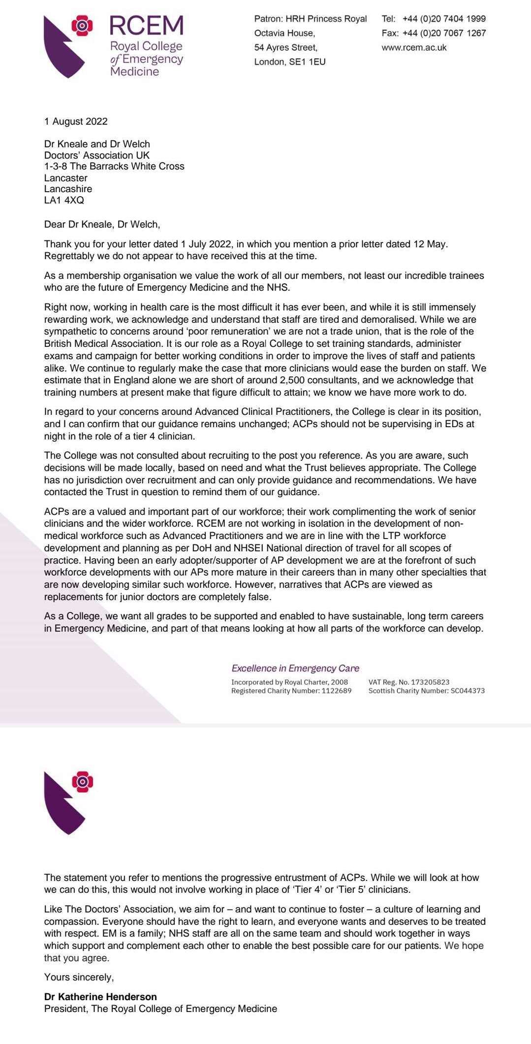 DAUK voice concerns as hospital seeks to appoint ACP to consultant role ...