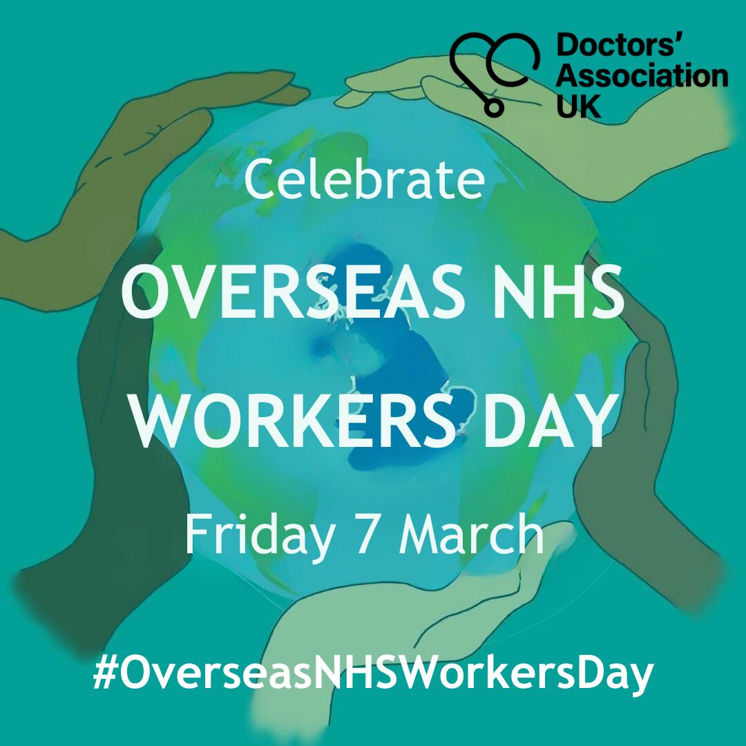 Join us for Overseas NHS Workers Day 2025 | Doctors' Association UK